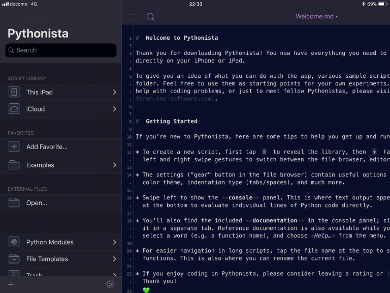 iPadでプログラミング『Pythonista 3』がオススメ！！ | Digital La Vie.